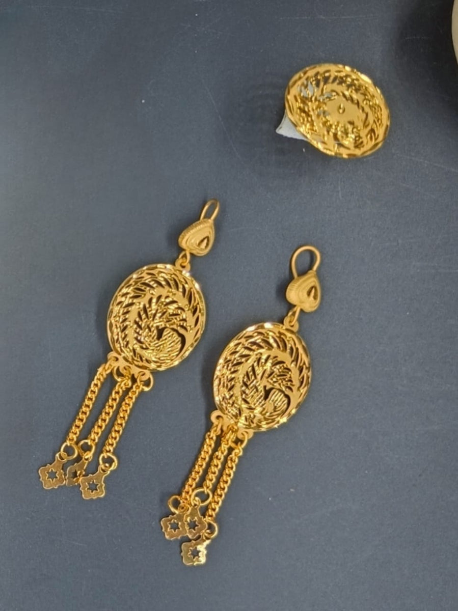 Alejandra 1 Gm Gold Plated Chain Set – jewelmyne